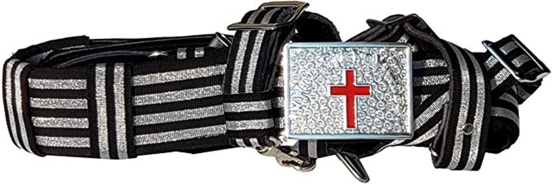 Knights Templar Sir Knight Black & Silver Sword Belt - Etsy