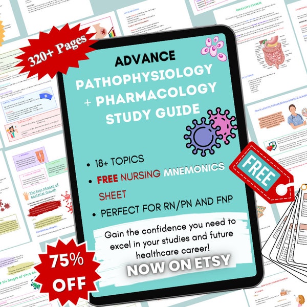 Pathophysiology Guide - Etsy