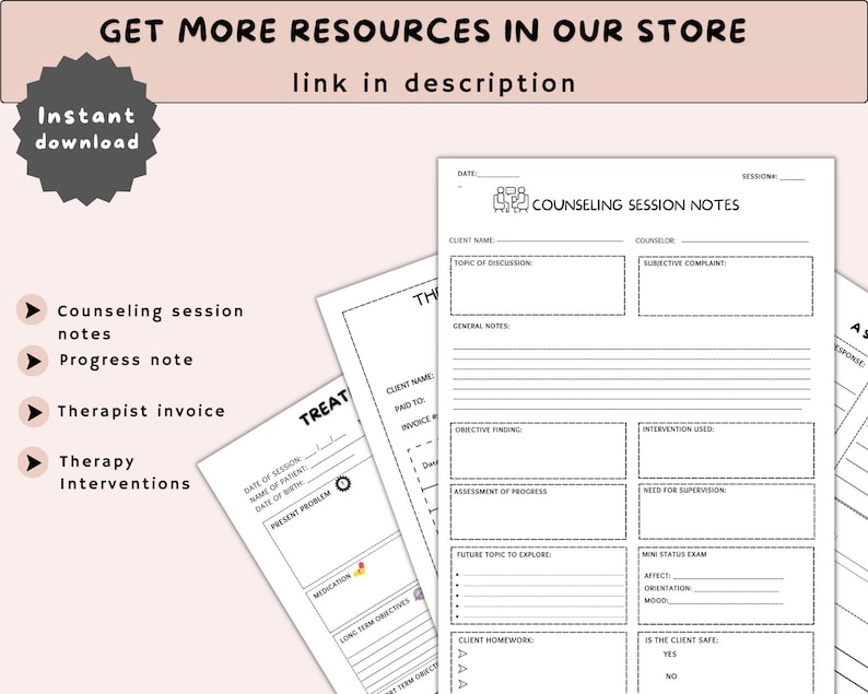 Therapy Goals & Objectives, Therapist Tool for Goal Setting ...