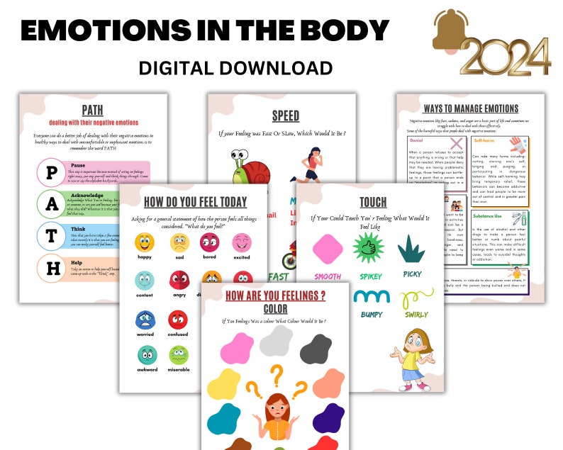 Emotions in the Body ,helping Children to Describe Emotions- Feelings ...