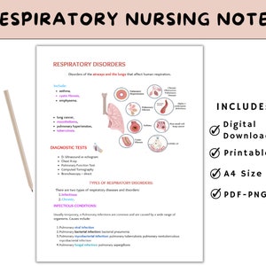 Respiratory System Disorders, Med Surg, Pharmacology Notes, Nursing ...