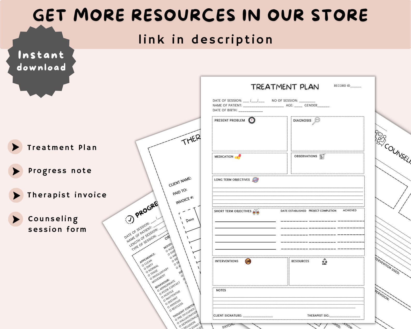 Counseling Review Form | Client Feedback Form | Client Survey Form ...
