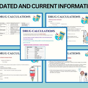 Complete Dosage Calculations Nursing Study Guide, Drug Calculations ...