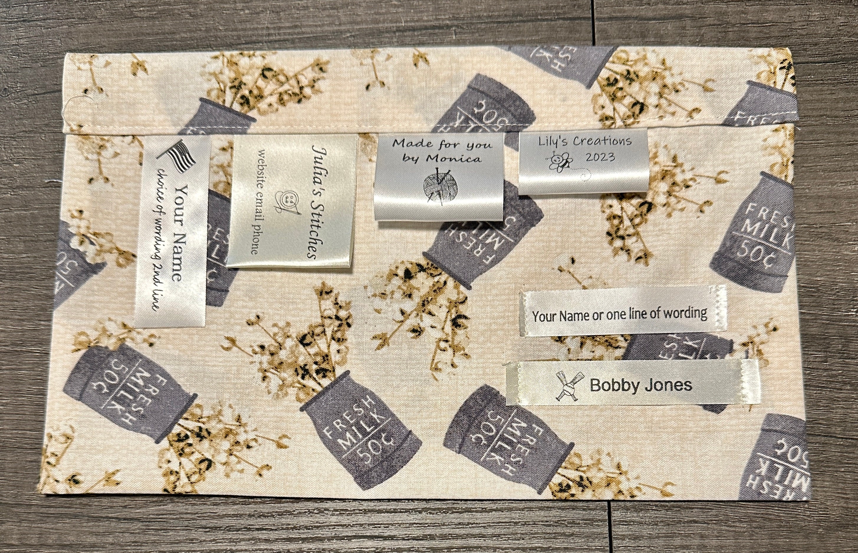 100 Pre-cut Mix and Match up to 2 Logos or Designs Custom - Etsy