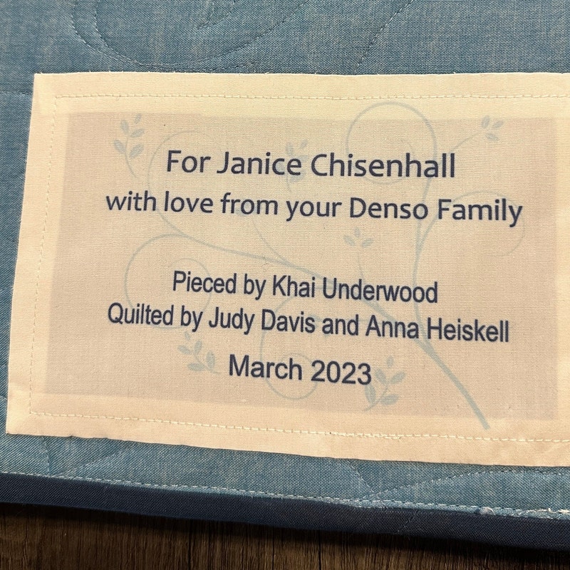 Custom Quilt Labels - Etsy