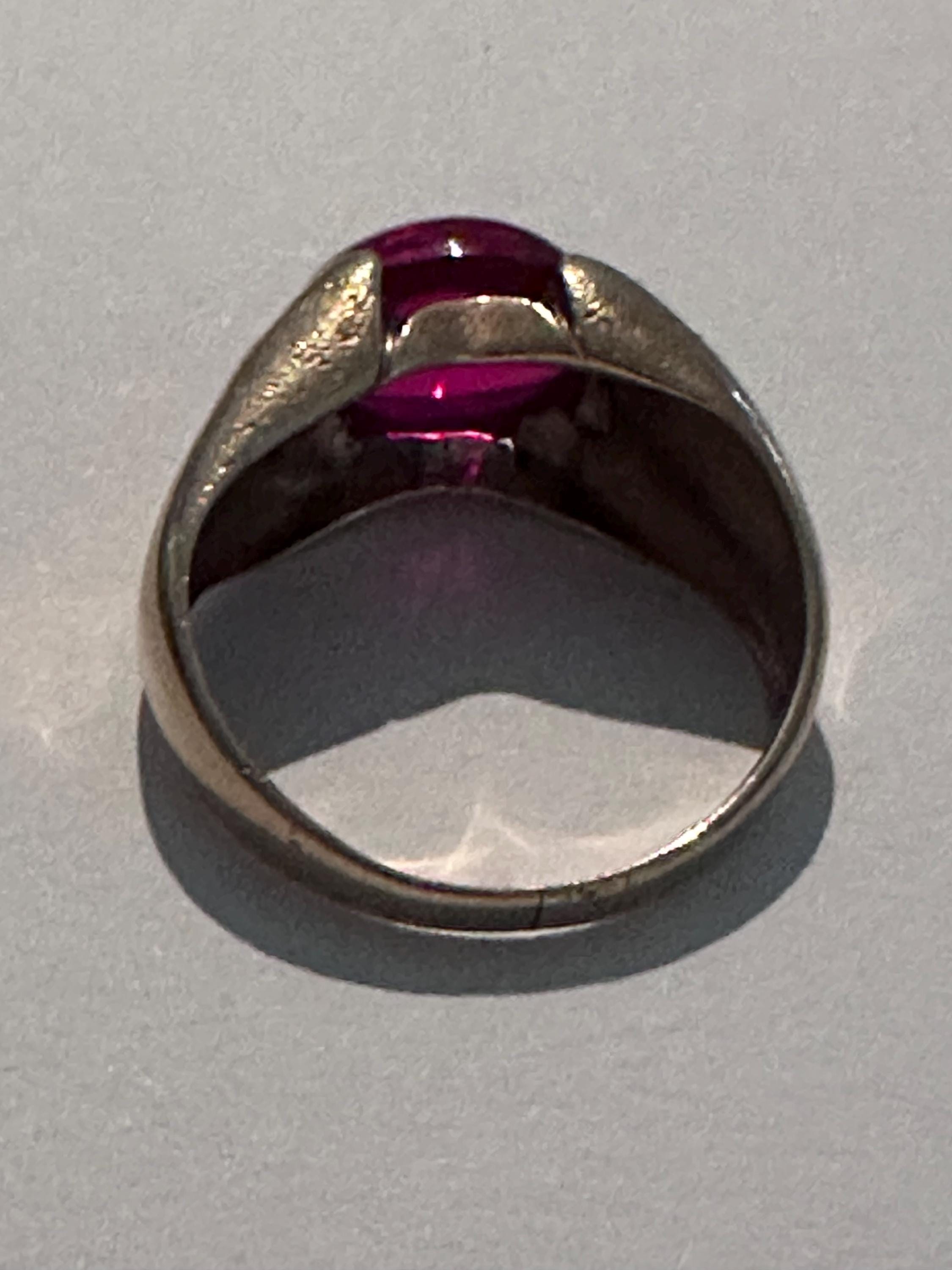10K Gold Synthetic Ruby - Etsy