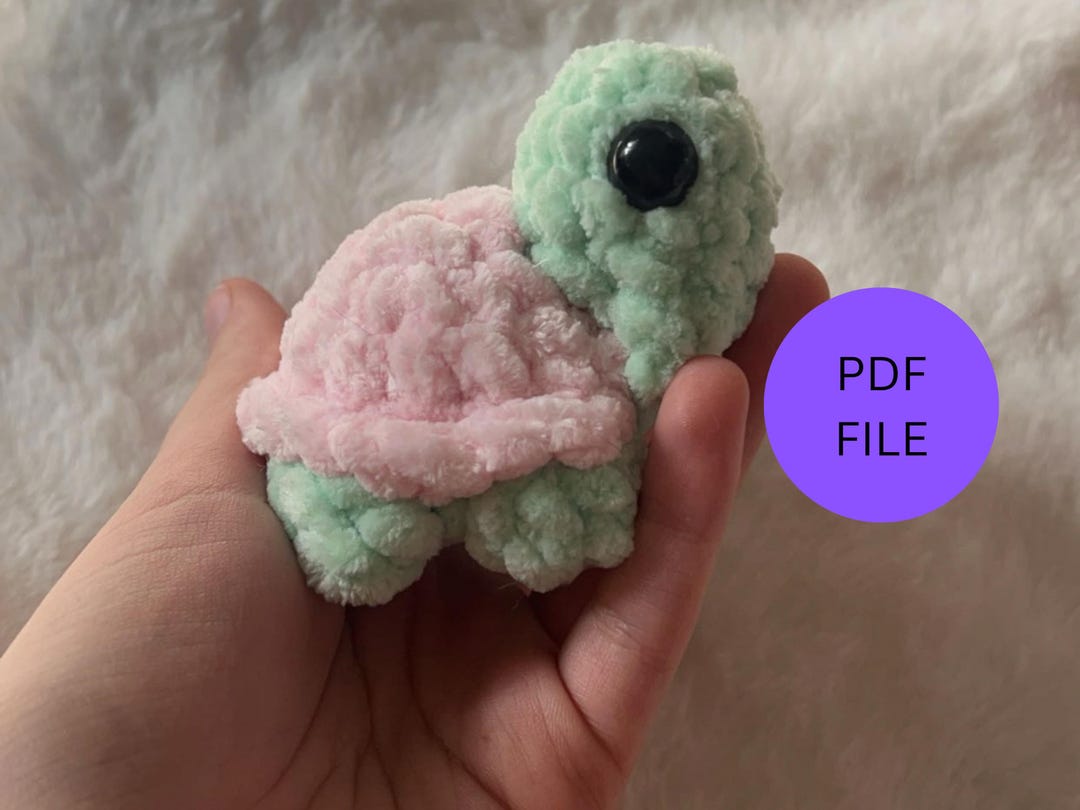Itty Bitty Turtle Crochet Pattern - Etsy