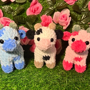 Standing Mini Cow Crochet Pattern - Etsy