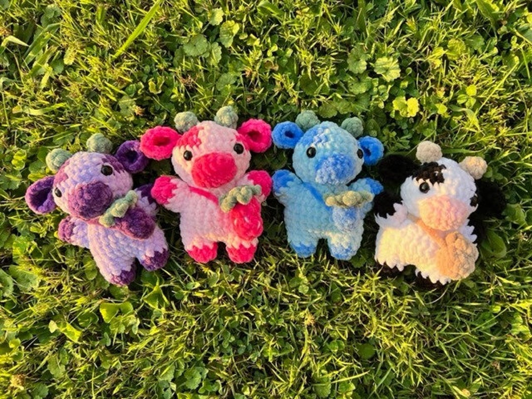 Mini Cow 4 in 1 Crochet Pattern - Etsy