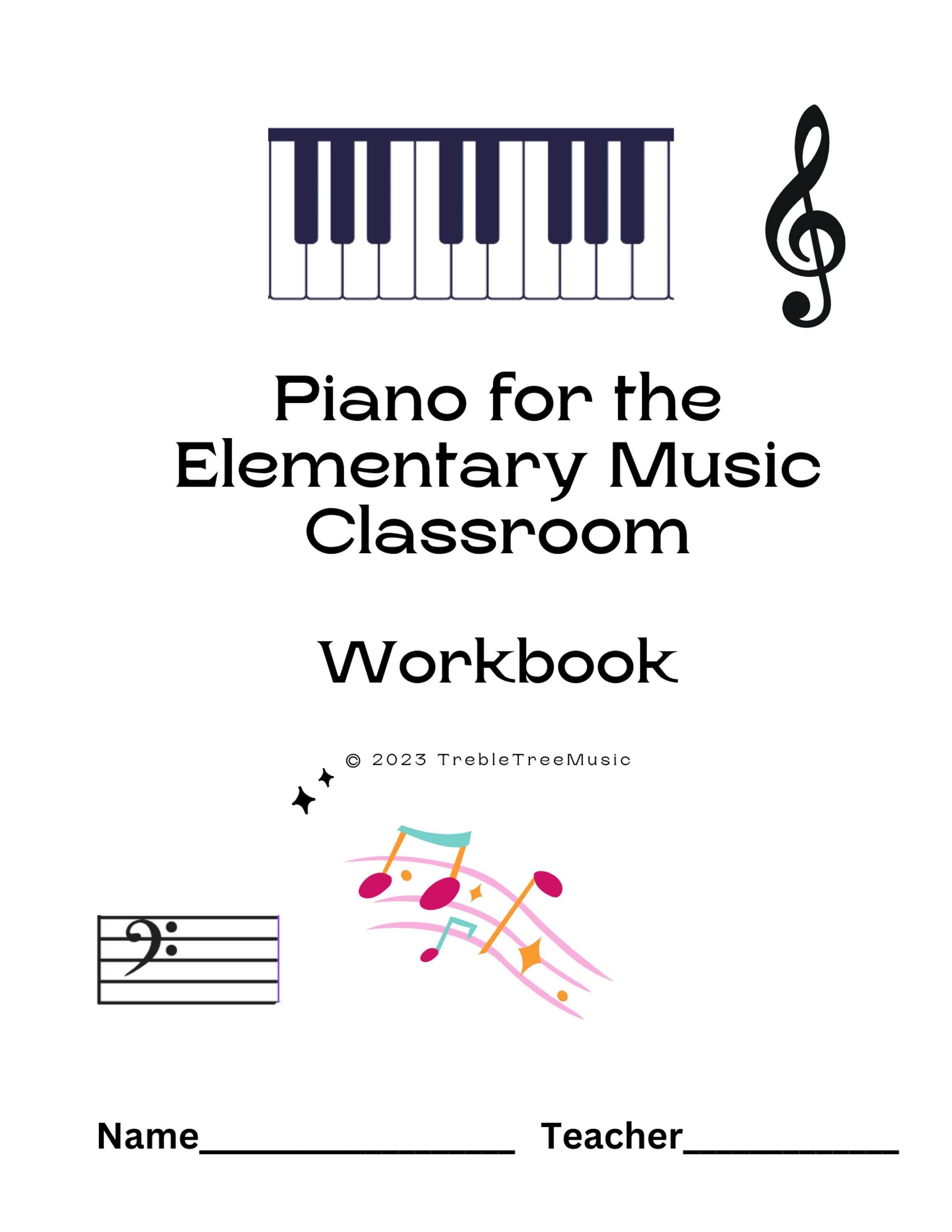 Piano for the Elementary Music Classroom Treble Tree Music - Etsy