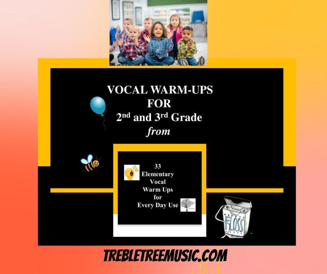 Vocal Warm-ups for 2nd and 3rd Grade Treble Tree Music - Etsy UK