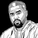 Kanye West Cartoon Illustration PNG - Etsy