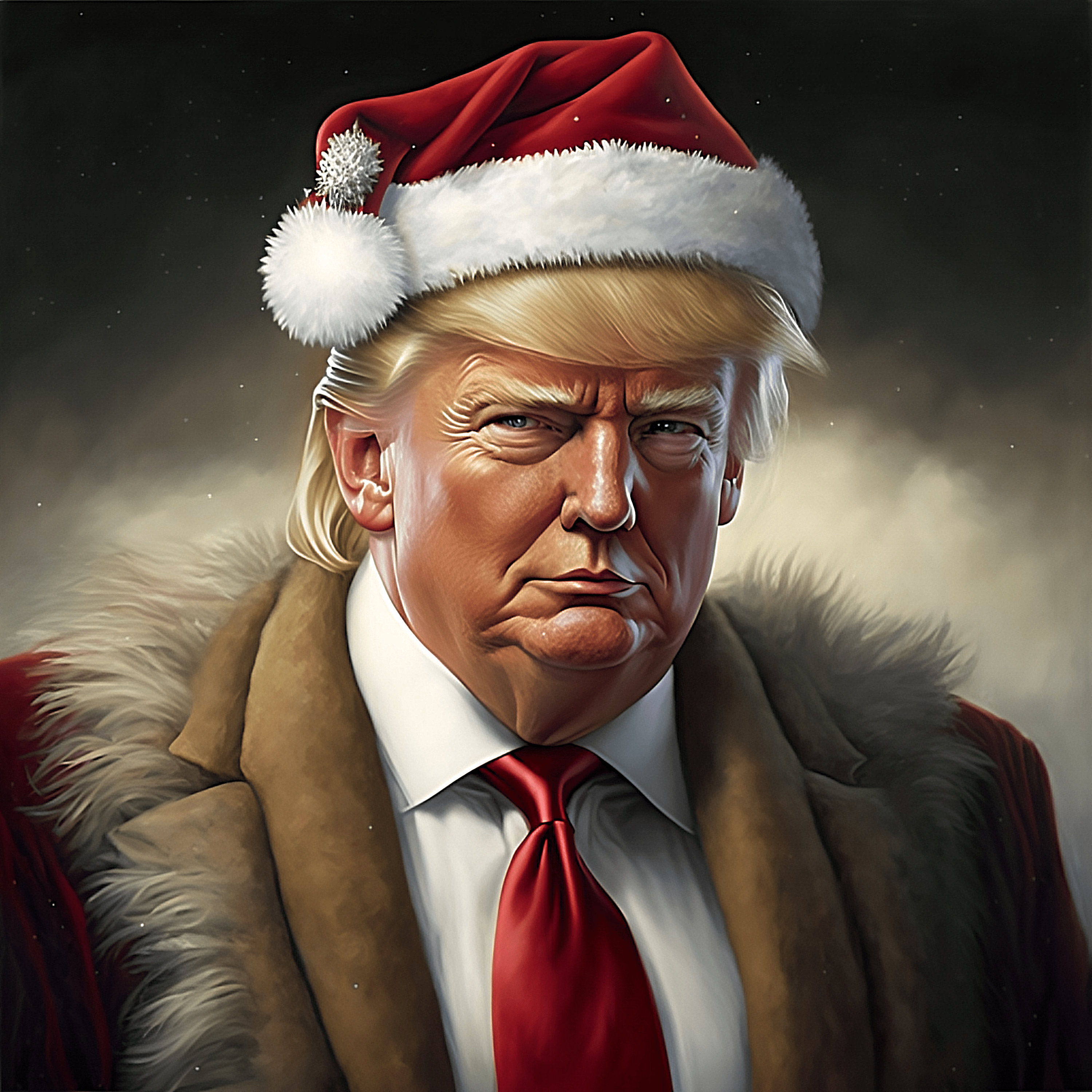 Donald Trump as XMAS Santa Claus Donaldtrumppng Donaldshirtprint ...