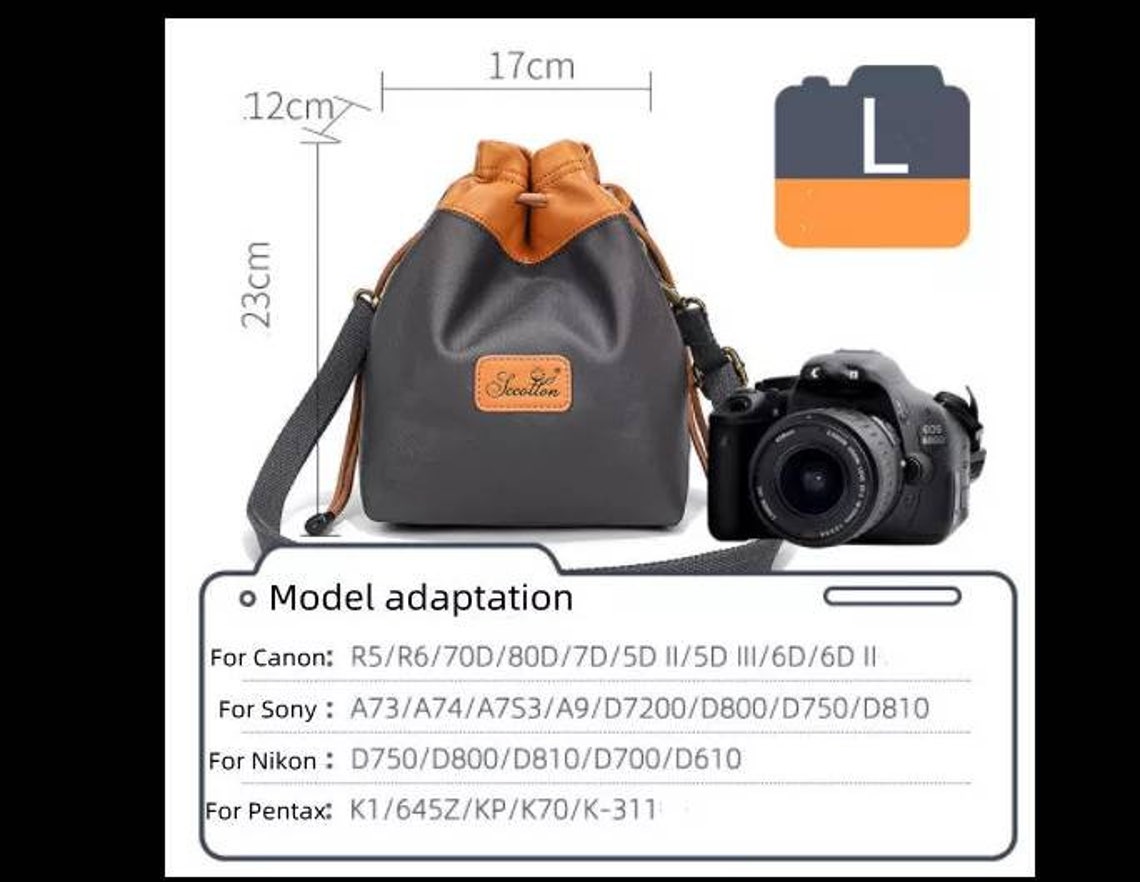 Digital Waterproof Cotton Camera Bag, Shockproof Breathable Camera ...