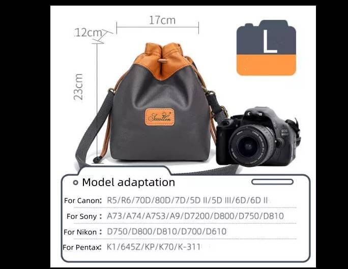Digital Waterproof Cotton Camera Bag, Shockproof Breathable Camera ...