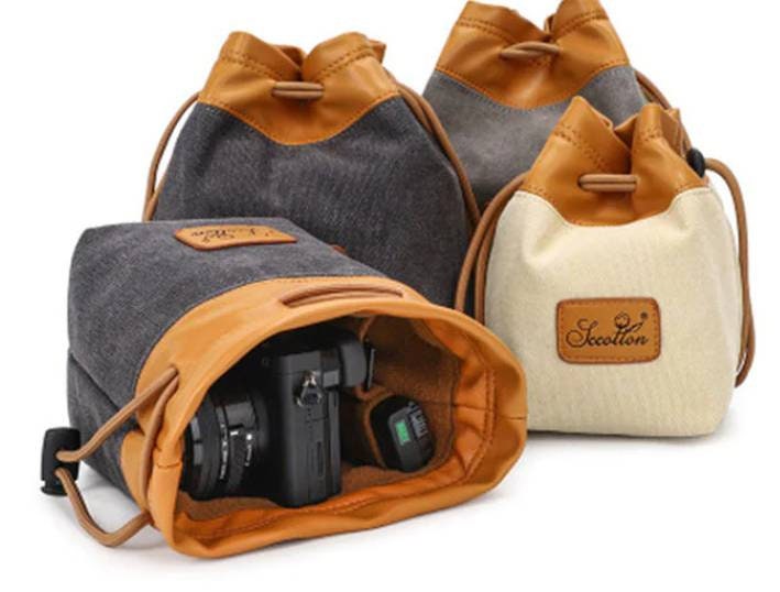Digital Waterproof Cotton Camera Bag, Shockproof Breathable Camera ...
