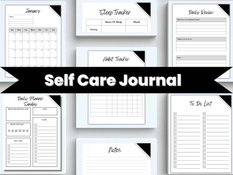Self Care Journal Mental Health Journal Reflection Journal Printable ...