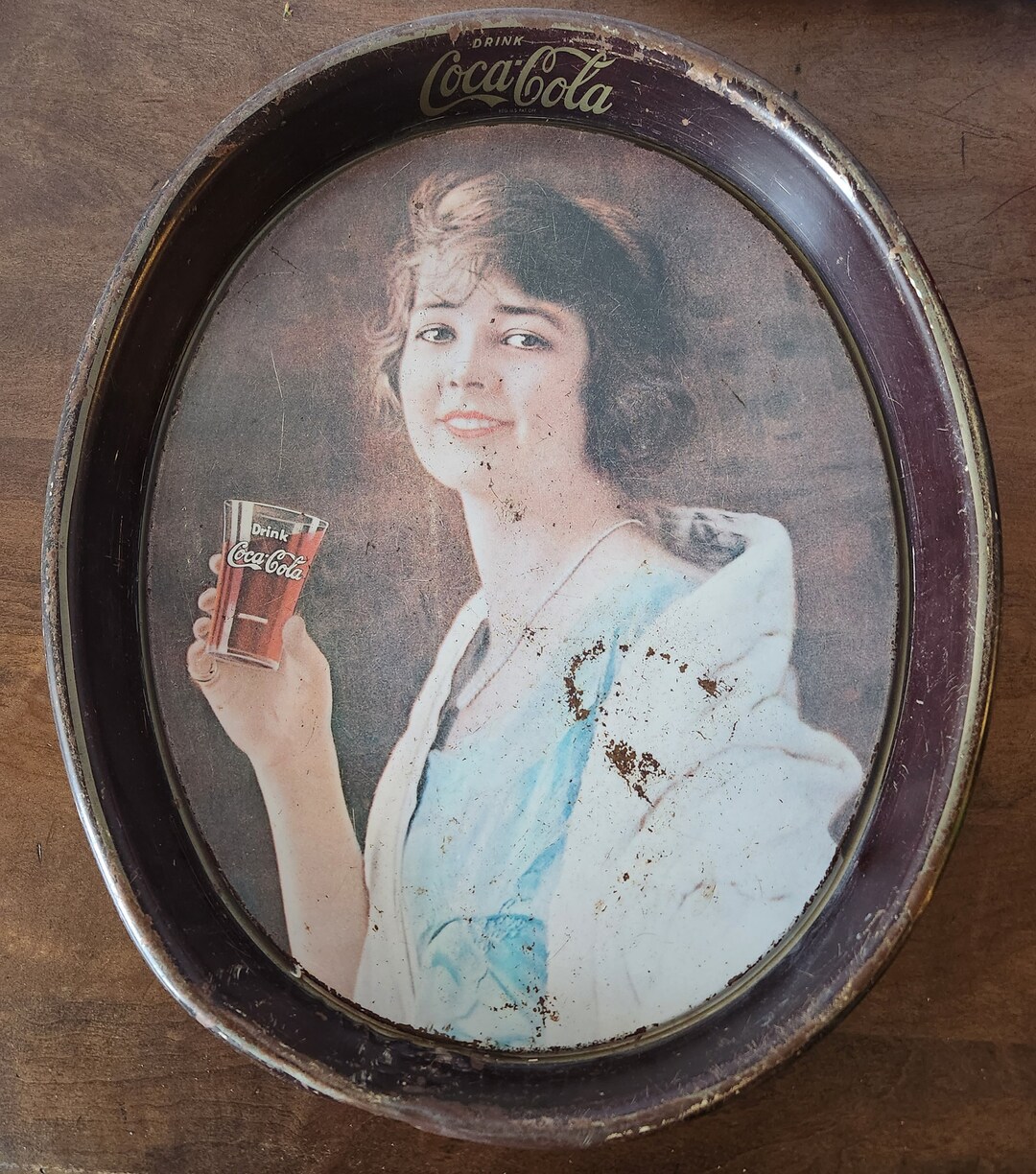 Vintage Coca-cola Tray, Coke Advertising Drink Coca-cola Nostalgic ...