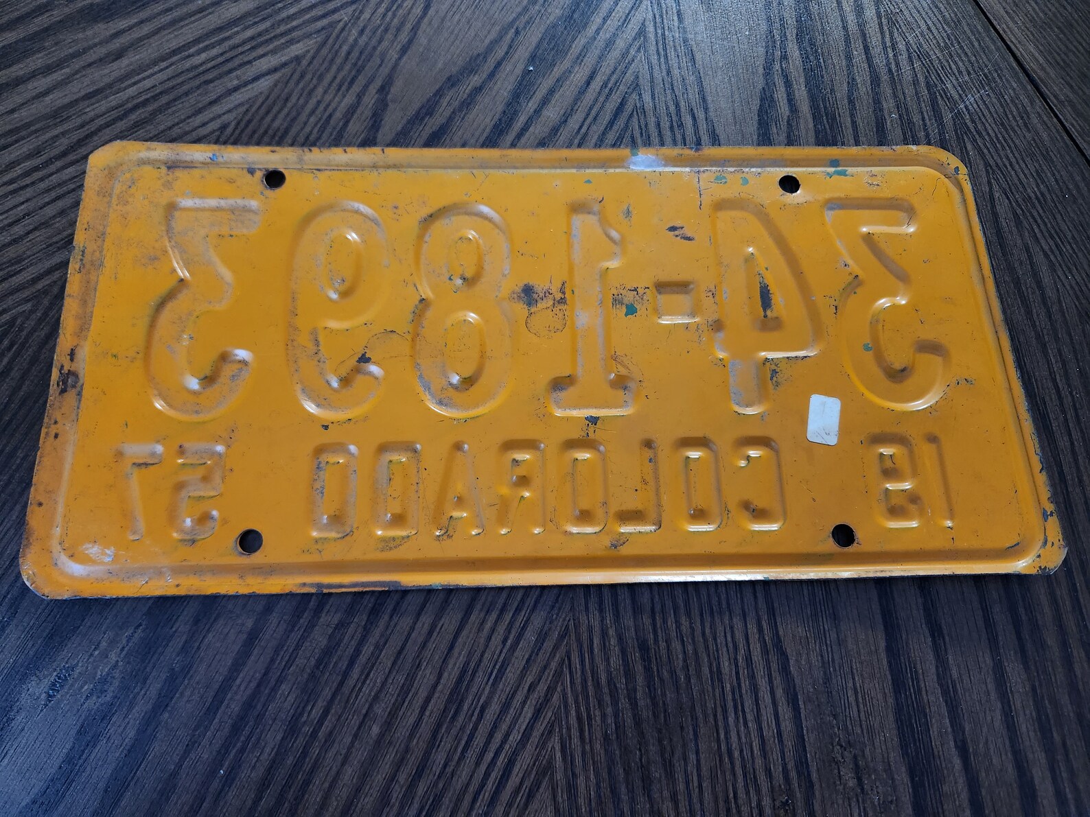 1957 Colorado License's Plate Colorado Collectors Item - Etsy