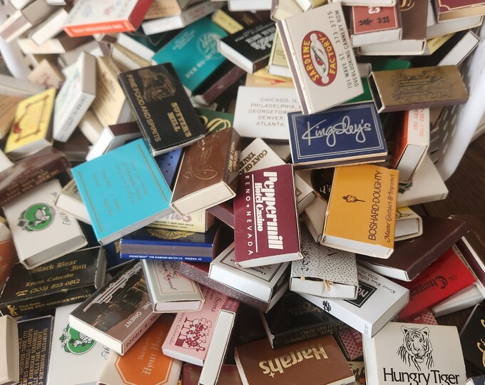 Random Assortment Lot of 10 Vintage Matchboxes , Cool Nostalgic Travel ...