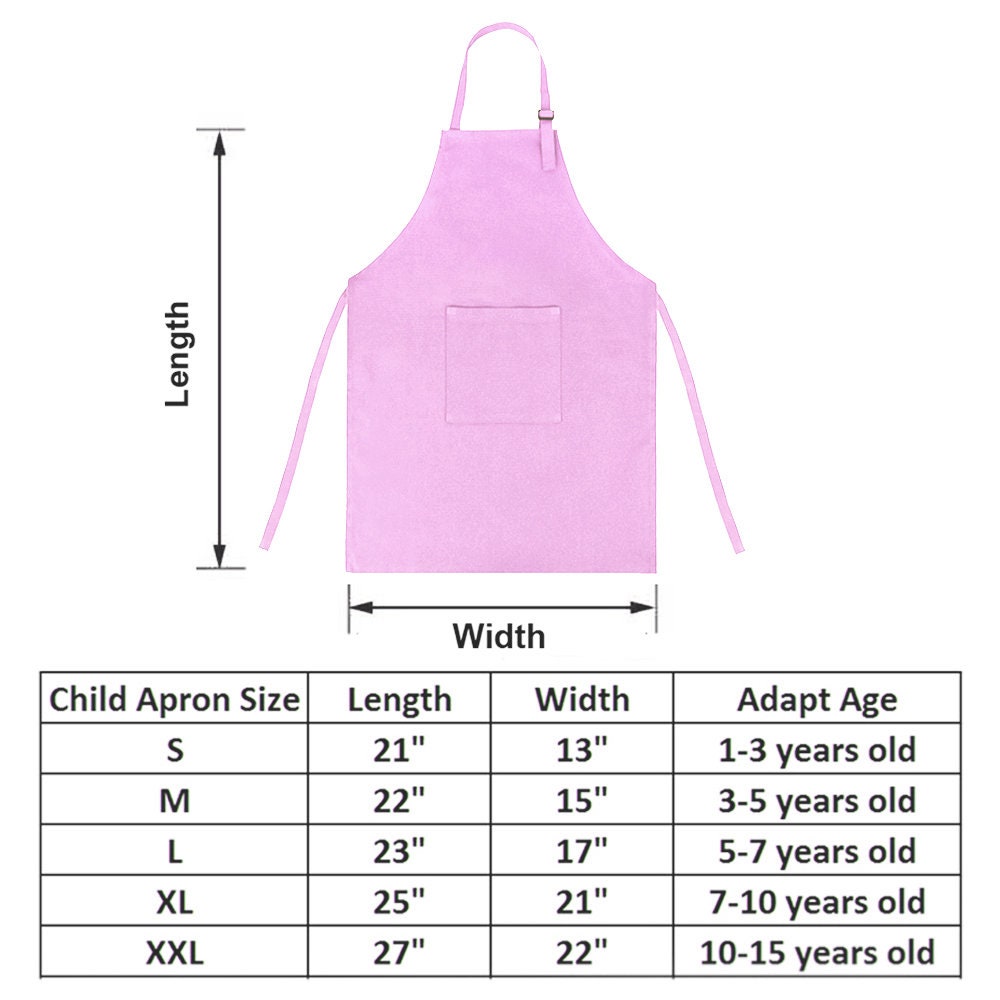 Personalized Child Apron, Kids Chef Apron, Boy or Girl Chef Apron ...