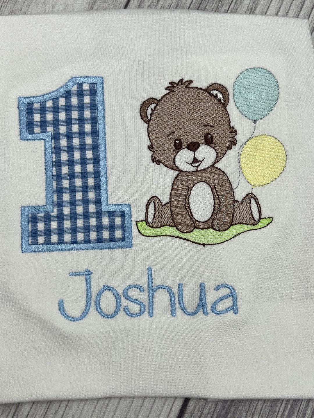 Boys Bear Birthday Shirt, Personalized Birthday Shirt, Boys Bear Shirt ...