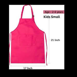 Personalized Child Apron, Kids Paint Apron, Boy or Girl School Apron ...