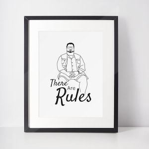 The Big Lebowski Minimalist Movie Poster | Classic 'there Are Rules ...