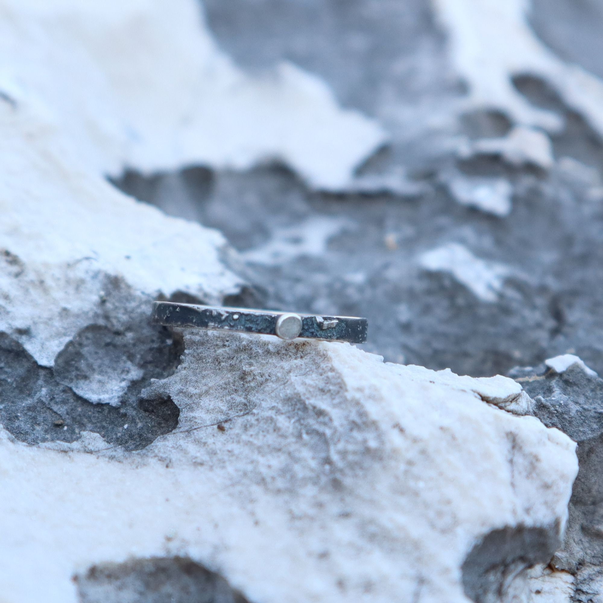 Celestial Galaxy Stardust Band, Universe Ring, Delicate Ring, Minimal ...