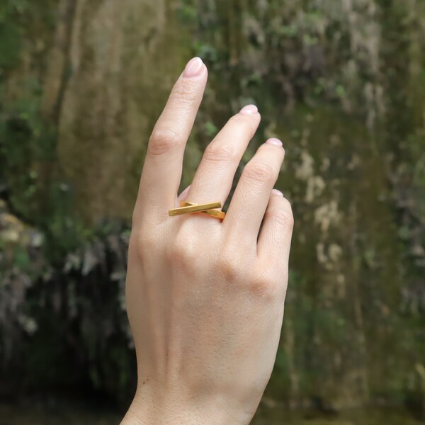 Geometric Ring - Etsy
