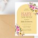 Spring Baby Shower Invitation, Spring Floral Baby Shower Invite ...