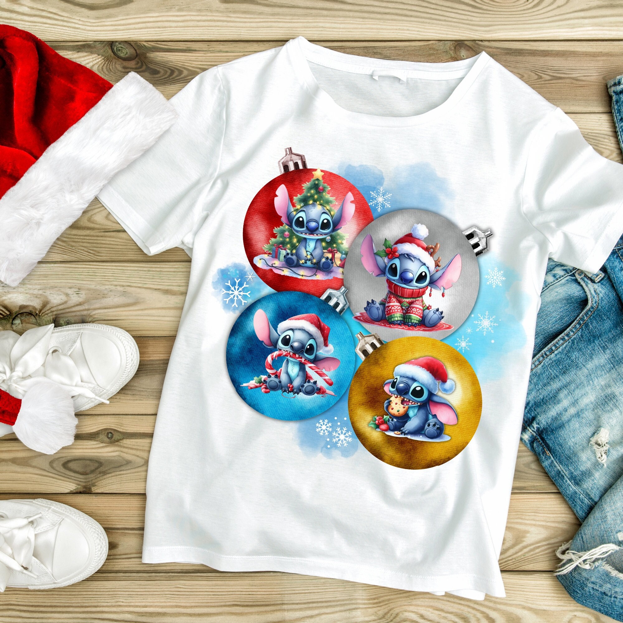 Stitch Sublimation Design Christmas Stitch PNG Stitchmas Sublimation - Etsy