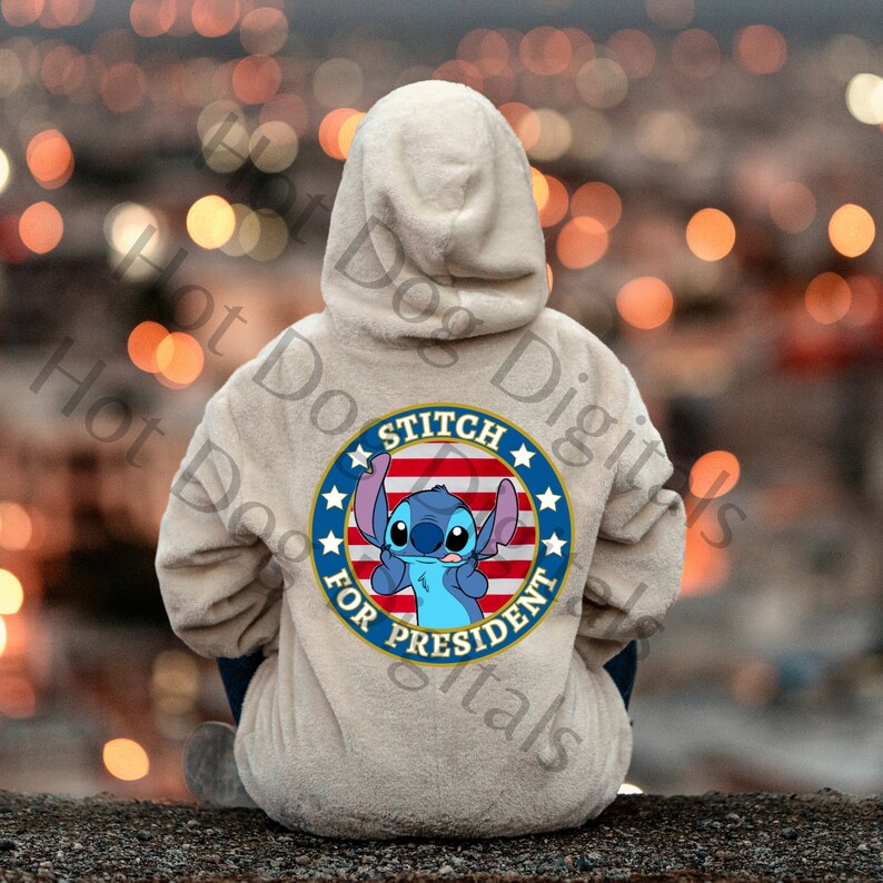 Stitch for President Sublimation Design 4th of July Stitch PNG Stitch ...