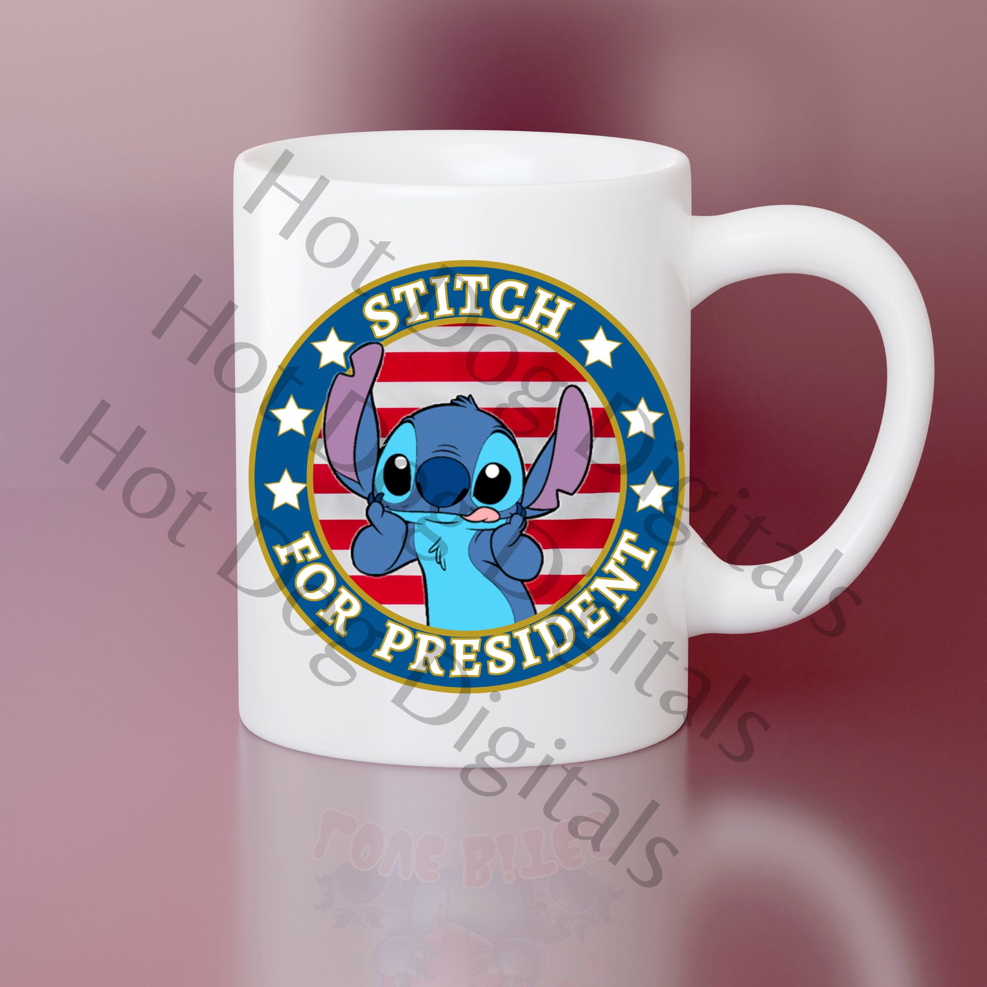 Stitch for President Sublimation Design 4th of July Stitch PNG Stitch ...