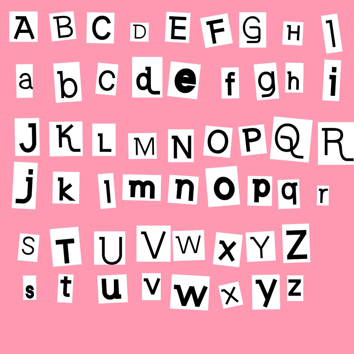 Burn Book Alphabet, Burn Book Letters, Burn Book Numbers, Cricut Cut ...