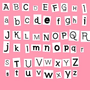 Burn Book Alphabet, Burn Book Letters, Burn Book Numbers, Cricut Cut ...