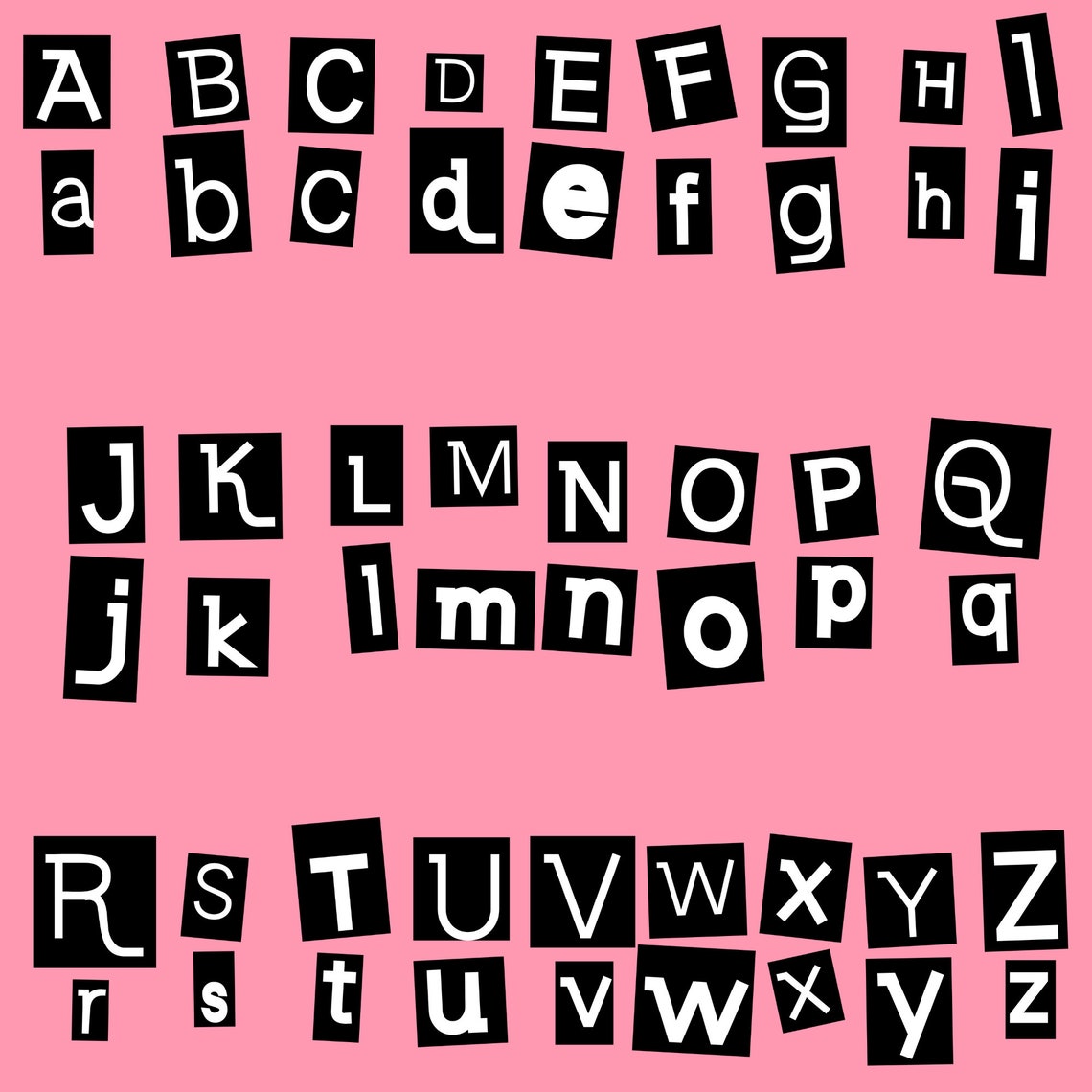 Burn Book Alphabet, Burn Book Letters, Burn Book Numbers, Cricut Cut ...