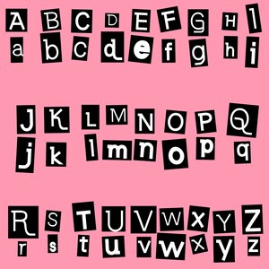 Burn Book Alphabet, Burn Book Letters, Burn Book Numbers, Cricut Cut ...