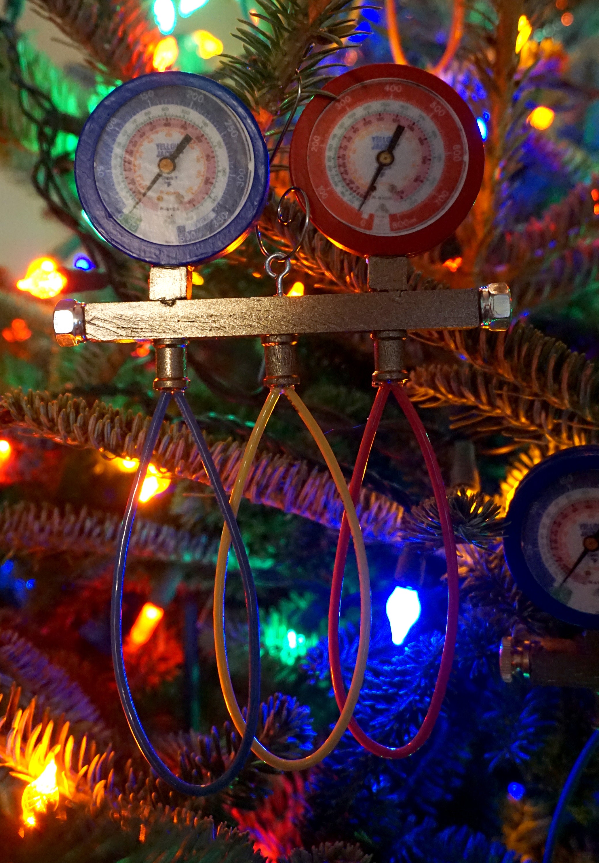 Hvac Manifold Gauge Ornament Gift - Etsy