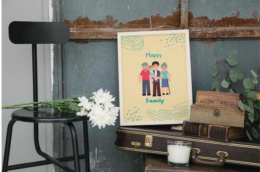 Happy Family - Etsy