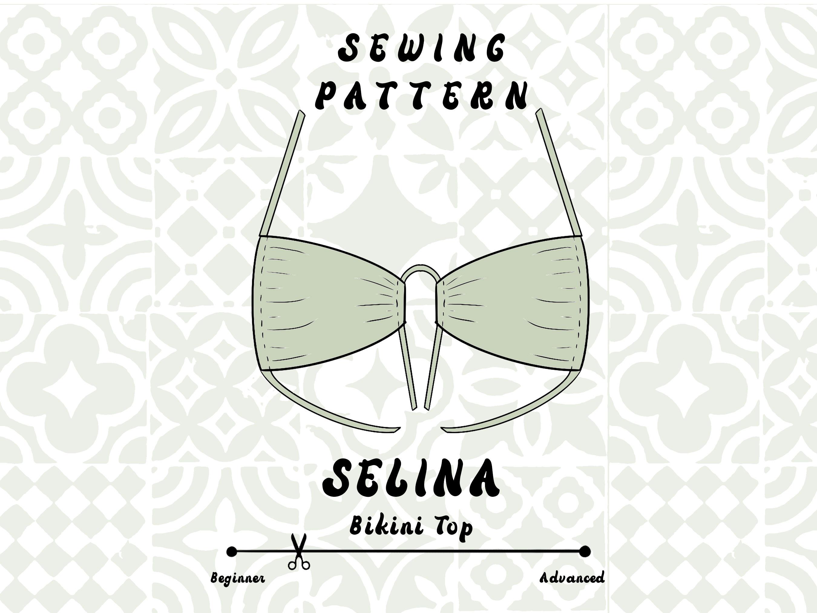 Bikini Top Sewing Pattern | Easy | Seamless and Reversible | PDF ...