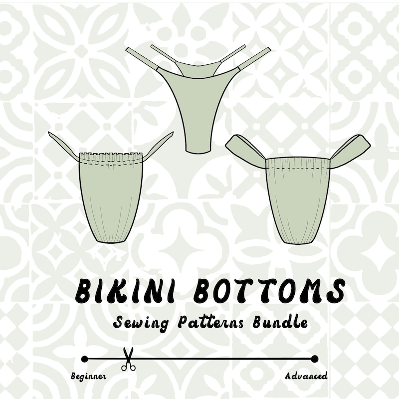 Thong Bikini Pattern - Etsy