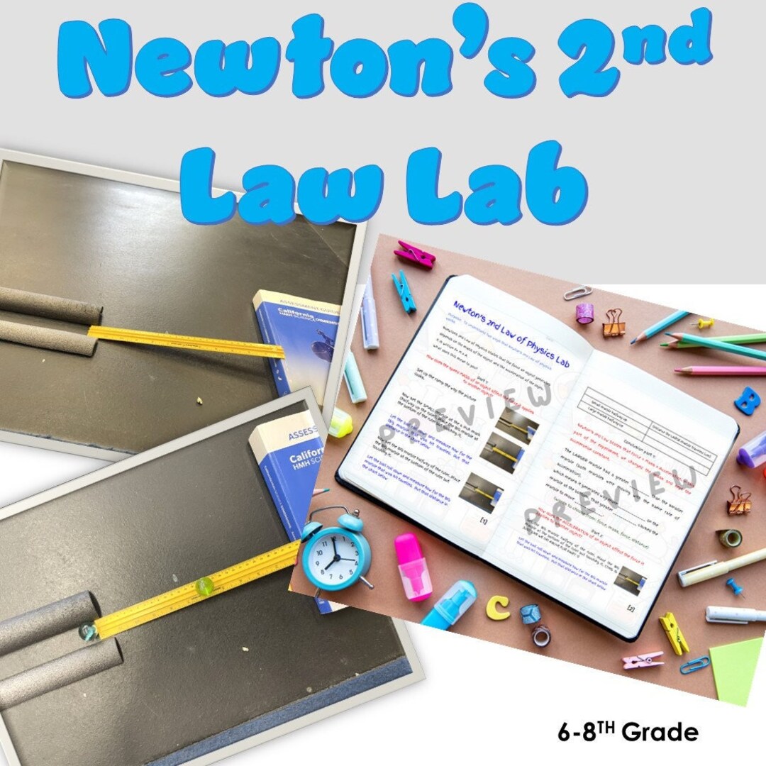 Newton's 2nd Law of Physics Lab - Etsy