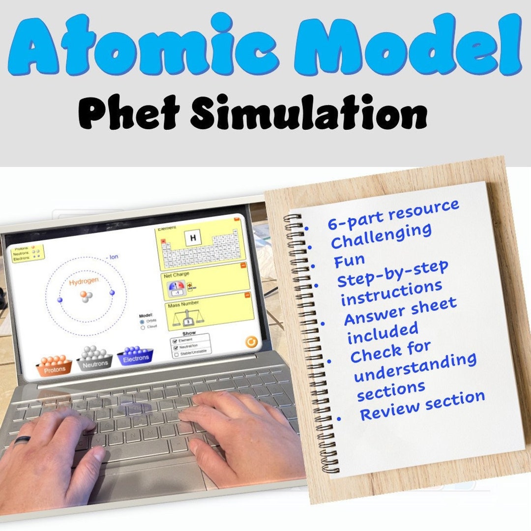 Phet Build an Atom Simulation - Etsy