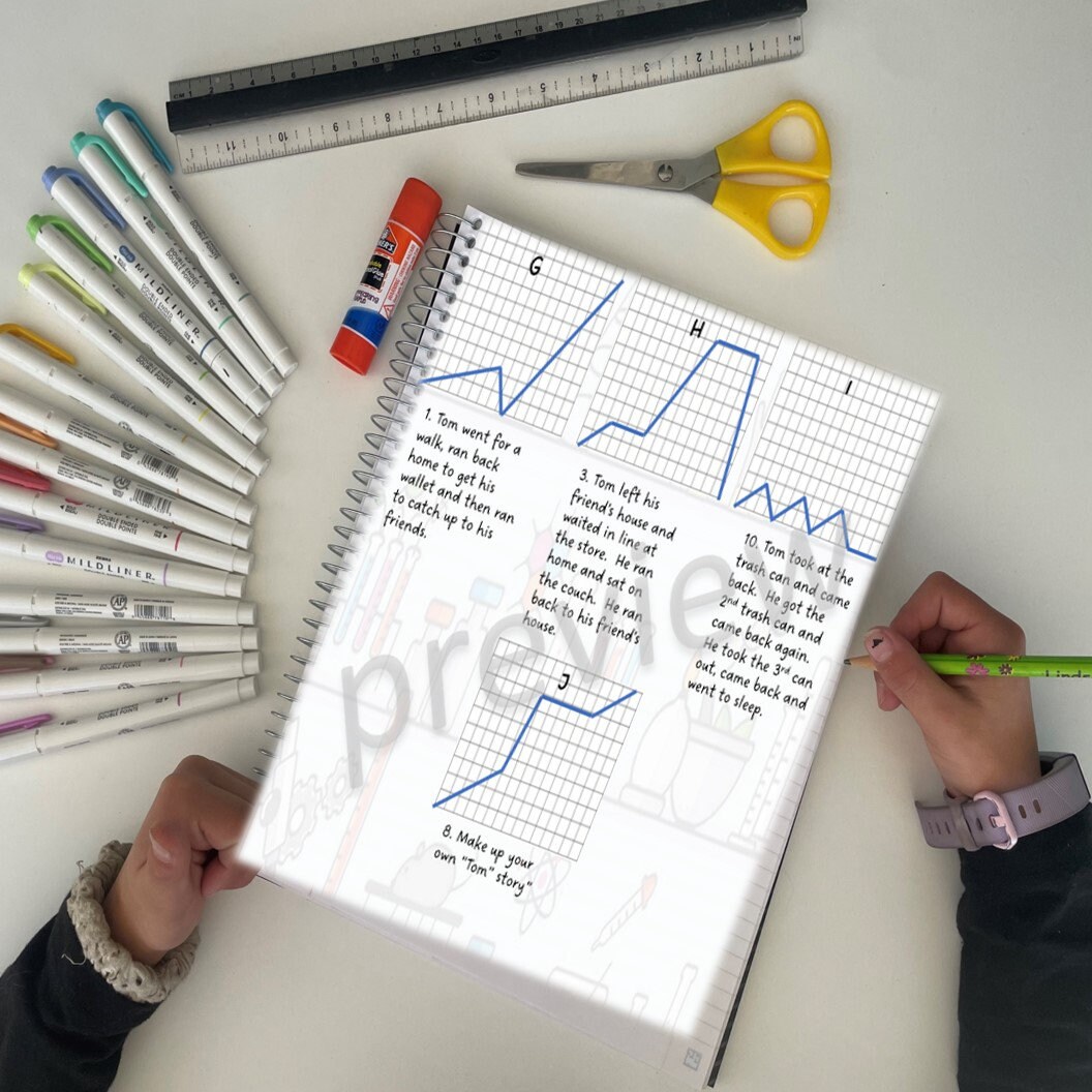 Graphing Speed Cut and Paste/matching Activity - Etsy