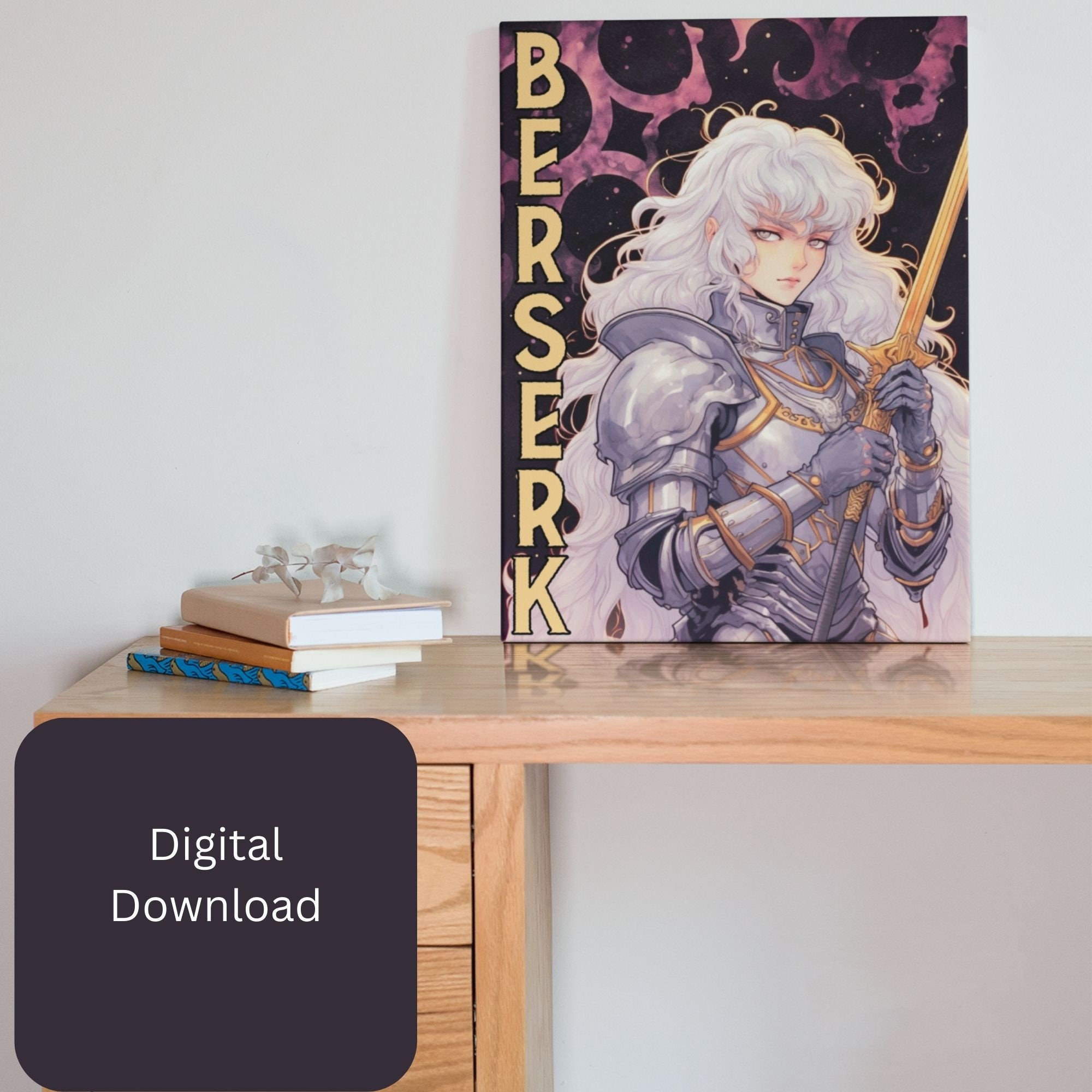 Berserk Poster Griffith in Sailor Moon Style Inspired Artwork - Etsy
