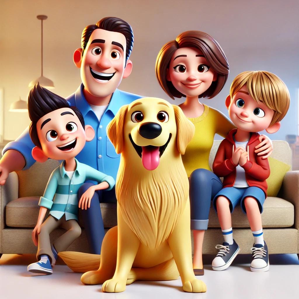 Custom Cartoon Animation, Personalized Family Portrait, Cartoon ...