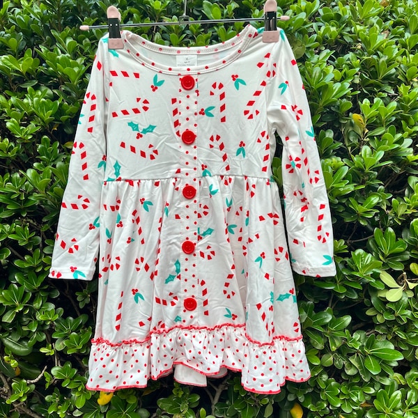 Candy Cane Dress - Etsy