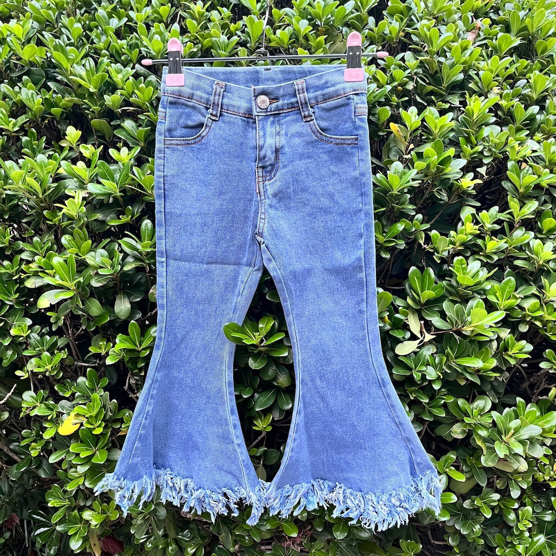 Girls Flare Jeans,toddle Girls Jeans Bell Bottoms,jeans Flare Pants ...