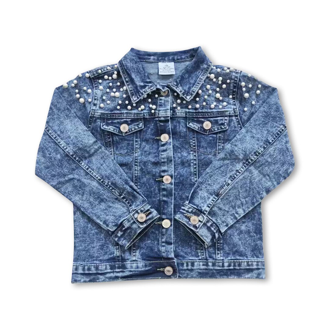 Girls Denim Jecket, Personalized Jean Jacket, Baby Denim Jacket,faux ...